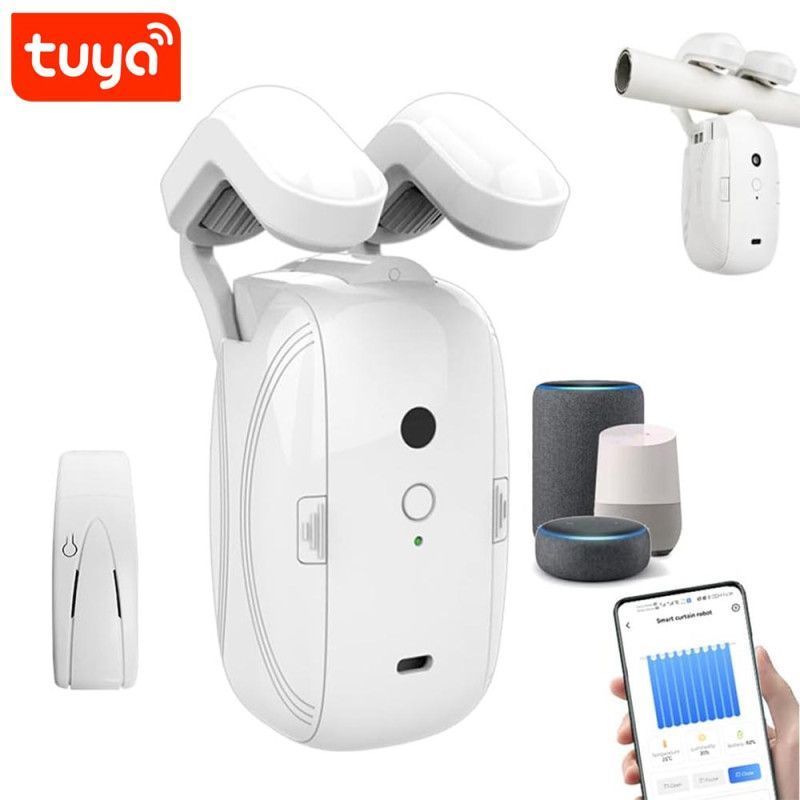 Motor Robot Smart Tuya Wifi 2.4 Ghz Cortina Barra PST-LY-WF-1 ...